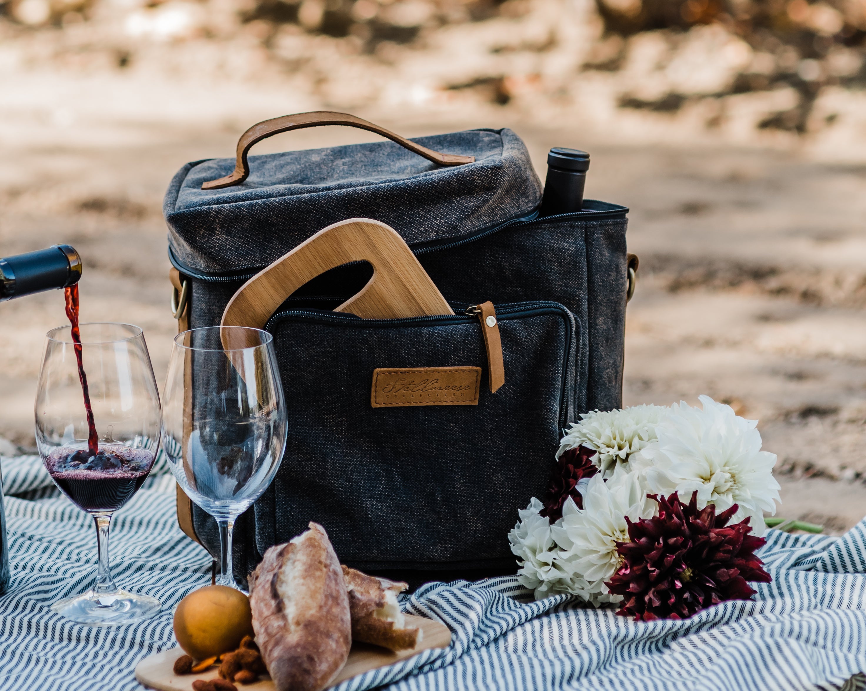 6 Bottle Tote Bag | Wine Bottle Bag | Stellareese Collection